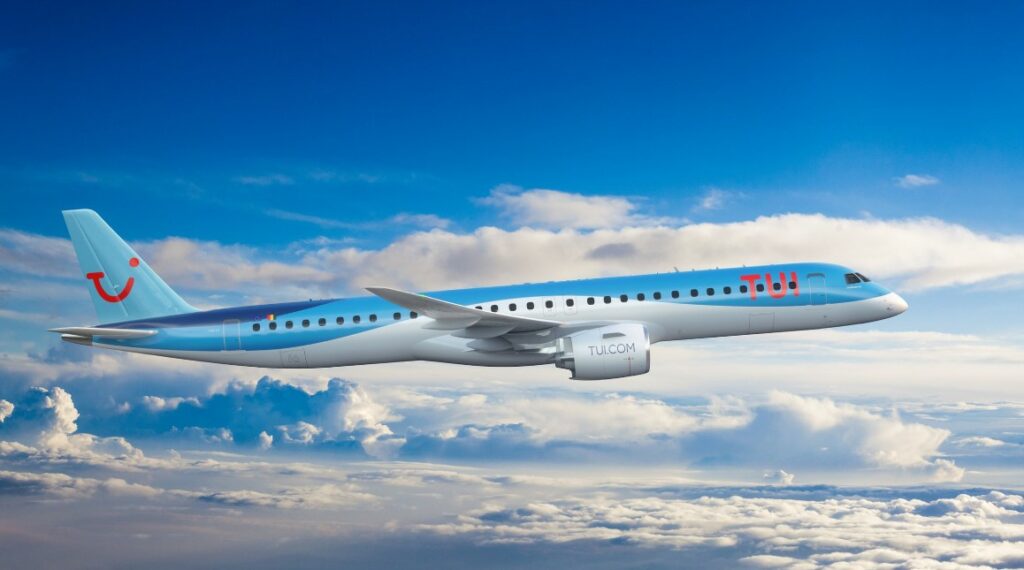 Embraer & TUI Agree Support Package for E195-E2 Jets - Aviation Live